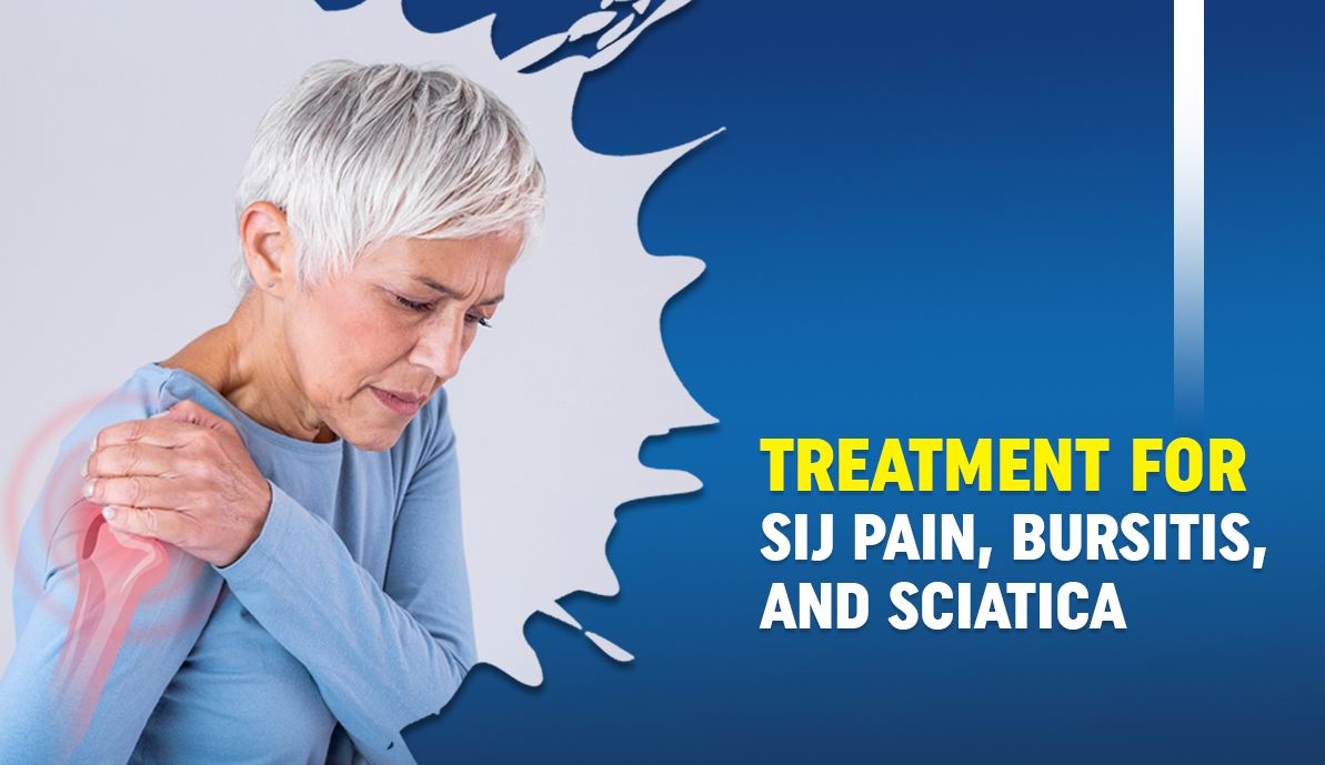 Treatment for SIJ Pain, Bursitis, and Sciatica